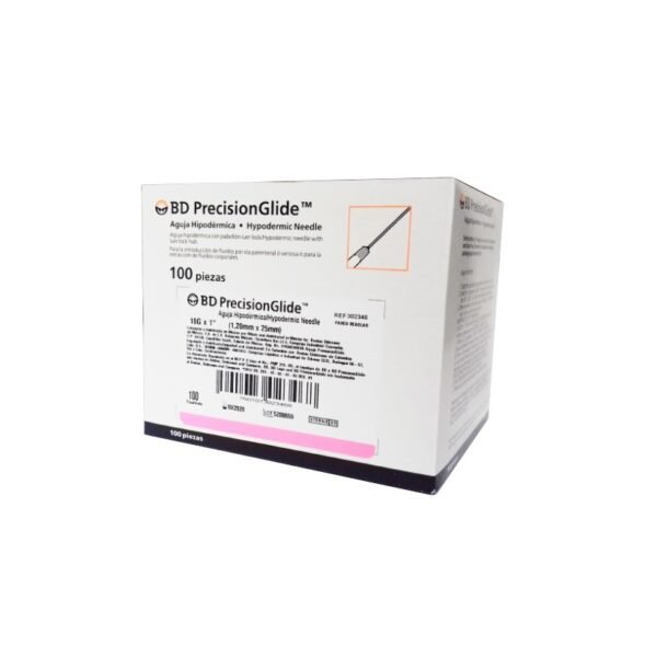 AGUJA HIPODÉRMICA 18G X 1″ CAJA/100 PZS BD – Insumos Médicos Querétaro