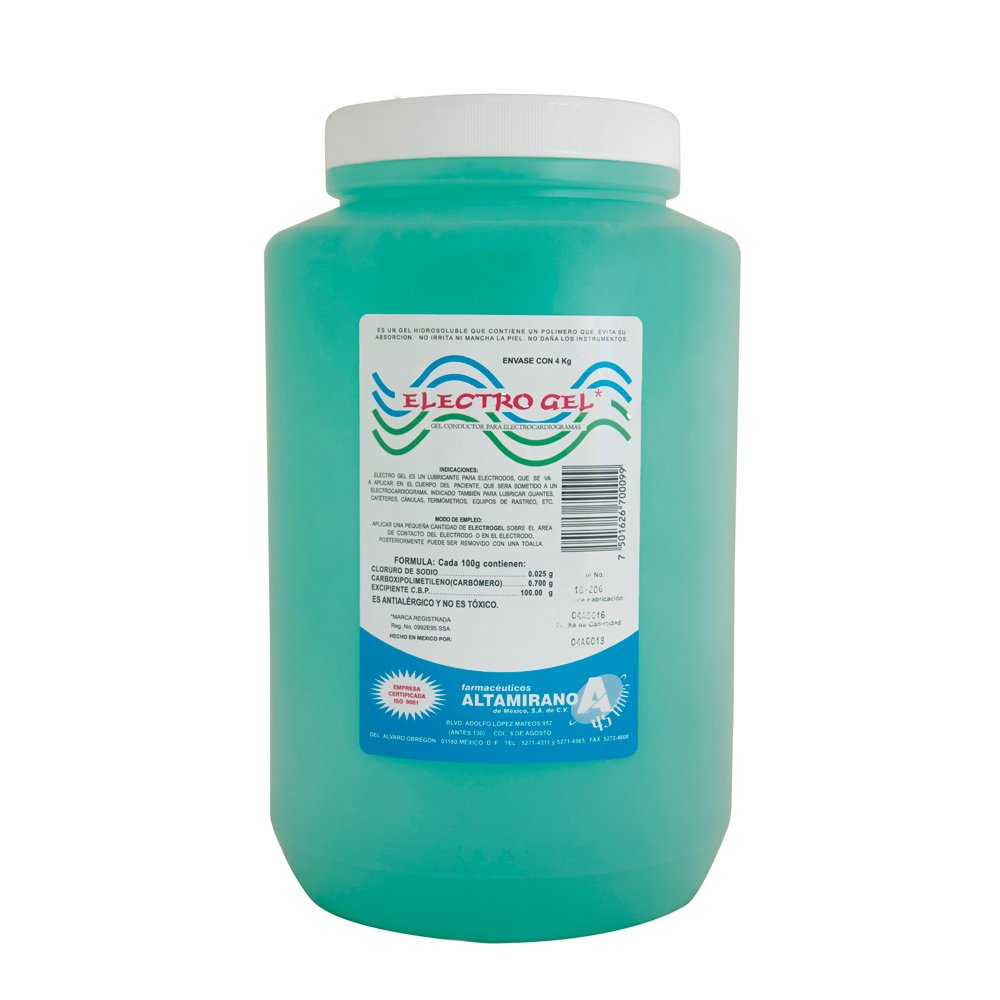 GEL CONDUCTOR ELECTROGEL 4 KG ALTAMIRANO – Insumos Médicos Querétaro