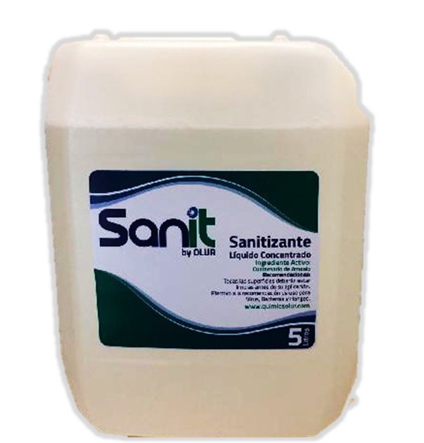 SANITIZANTE LIQUIDO CONCENTRADO SANIT (5LT) – Insumos Médicos Querétaro